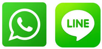Compare Aplikasi Chatting : WA dan Line - Welcome to Kime's Diary