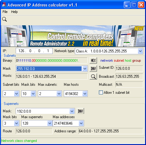 Fandi yusuf: Tugas : IP ADDRESS & SUBNETTING