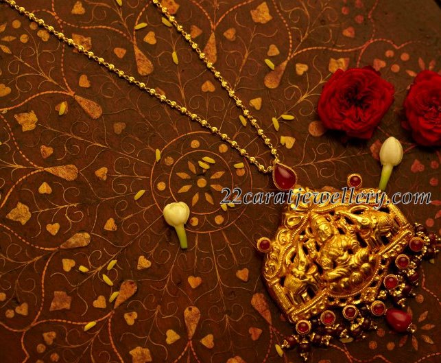 Simple Lakshmi Long Sets - Jewellery Designs
