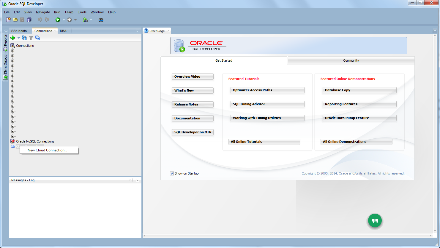 Database Schema as a Service - Oracle Cloud