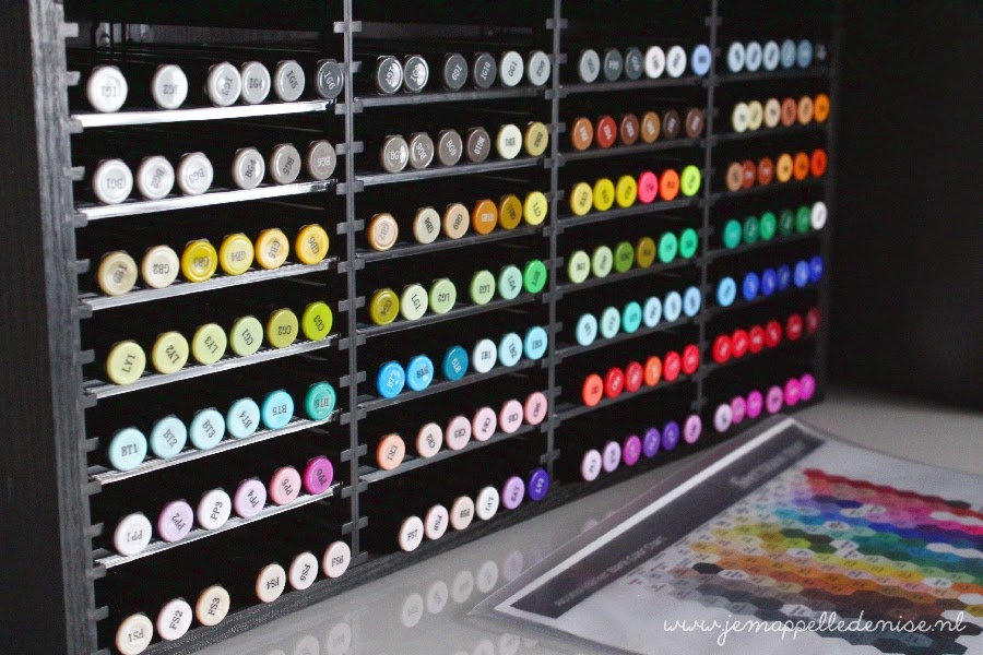 je m'appelle denise: new in; alle spectrum noir markers + storage gemaakt!