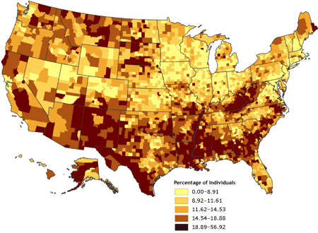 Js Mega Maps: Univariate choropleth map