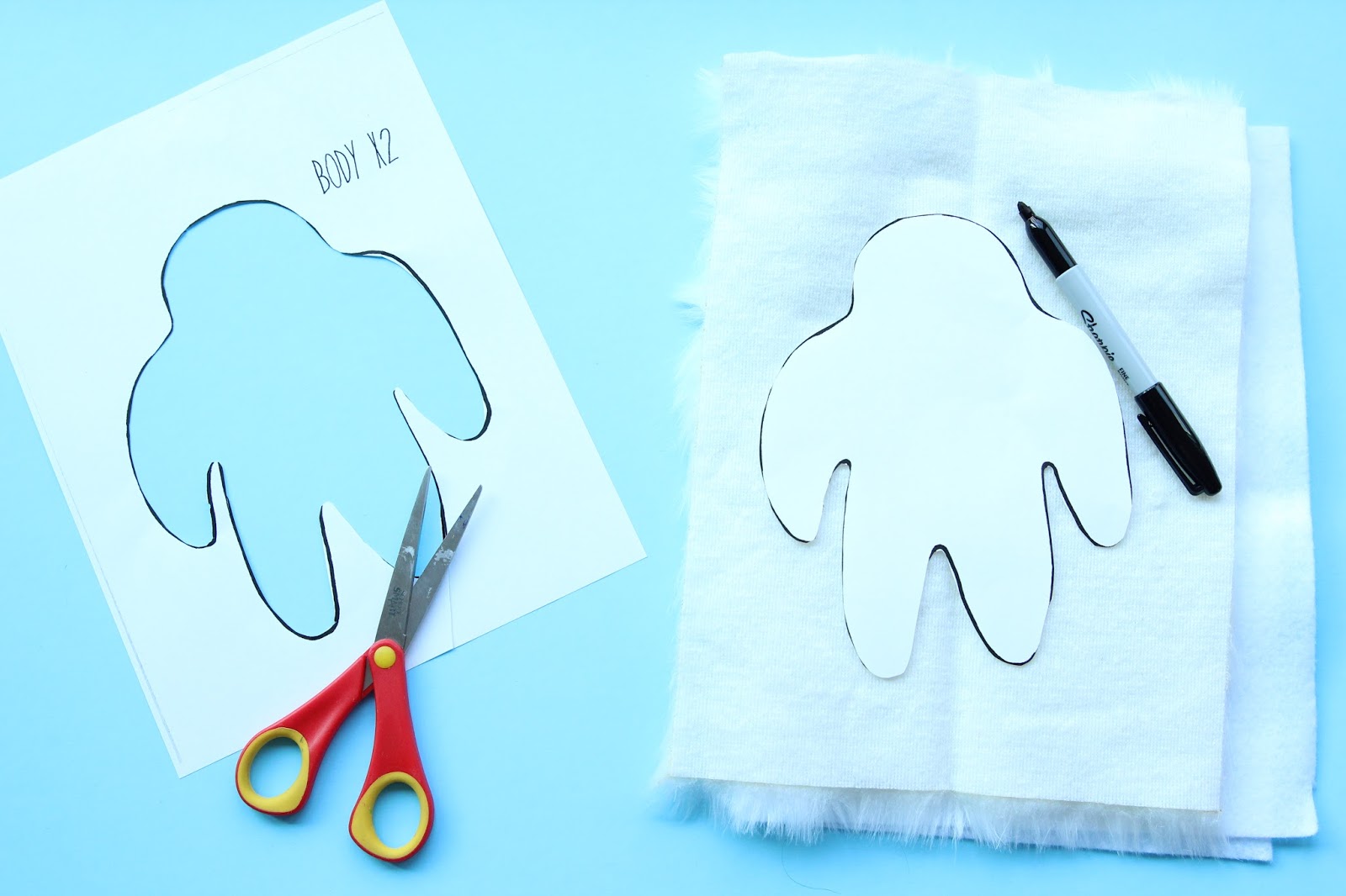 The Blue Barn: Sew a Yeti