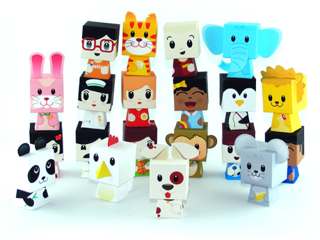 Happy Play - Finger Puppet Papercraft | Papercraft Paradise ...