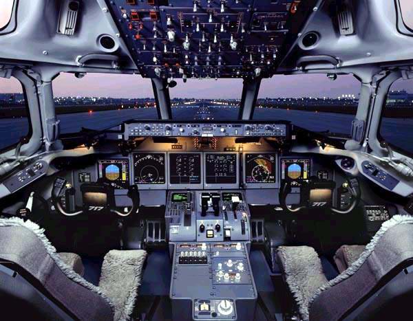 Cool Jet Airlines: Boeing 717 cockpit