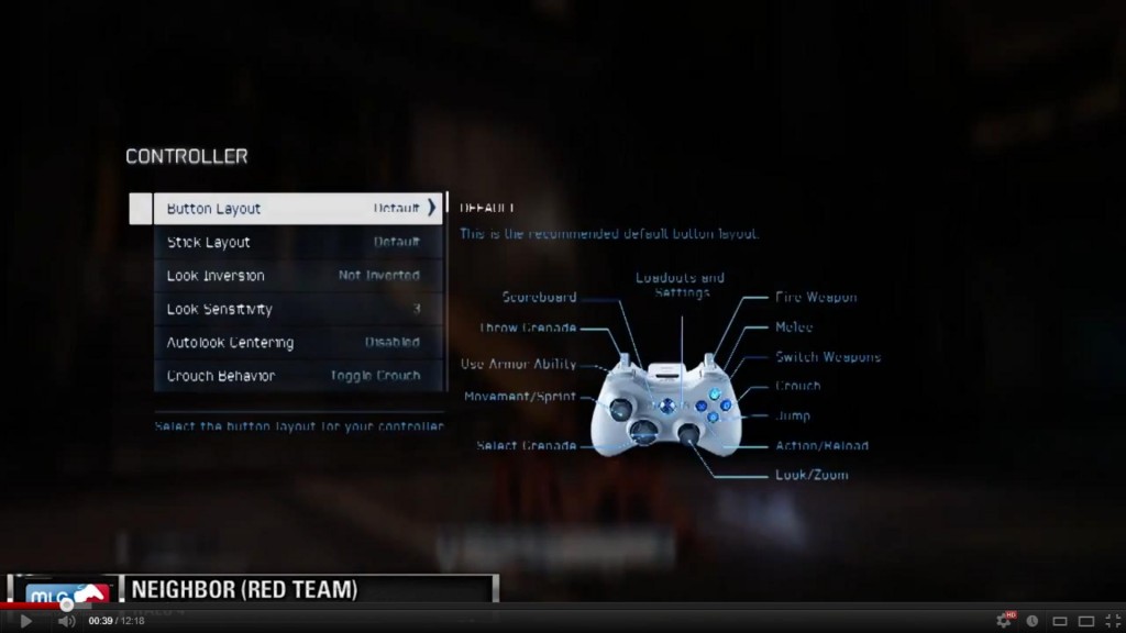 Halo 4 News & Updates: Halo 4 Controller Layout Revealed