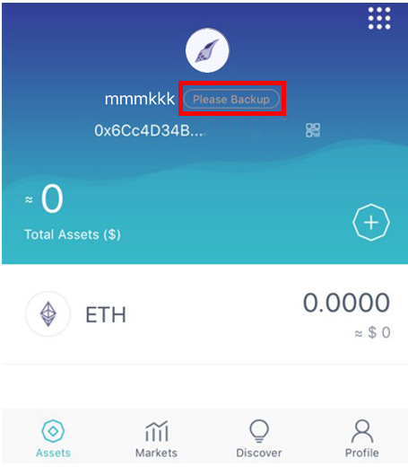 Create imToken wallet!!