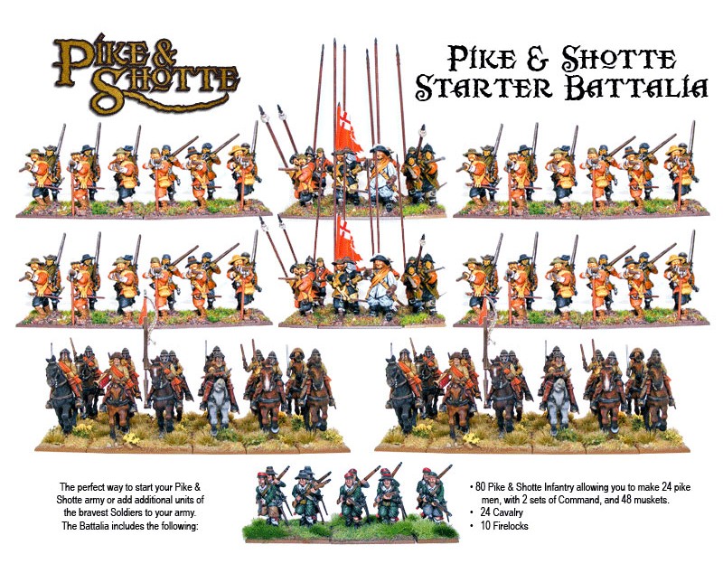 Pike & Shotte: The basing wars / Fun on a 6'x4' table
