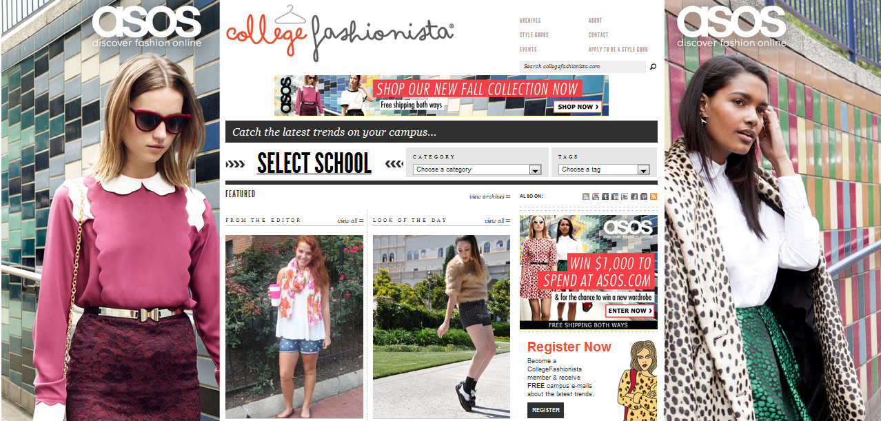 The Journalust: CollegeFashionista X ASOS Campaign