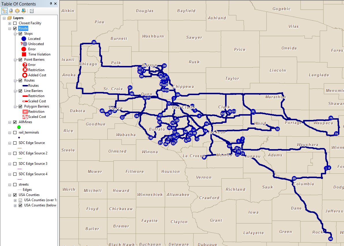 An Analysis of Frac Sand Mining in Wisconsin: Network Analysis of Frac ...