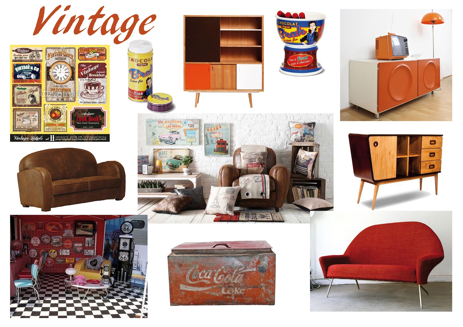 CDECO and co : MOON BOARD D' AMBIANCE RETRO VINTAGE