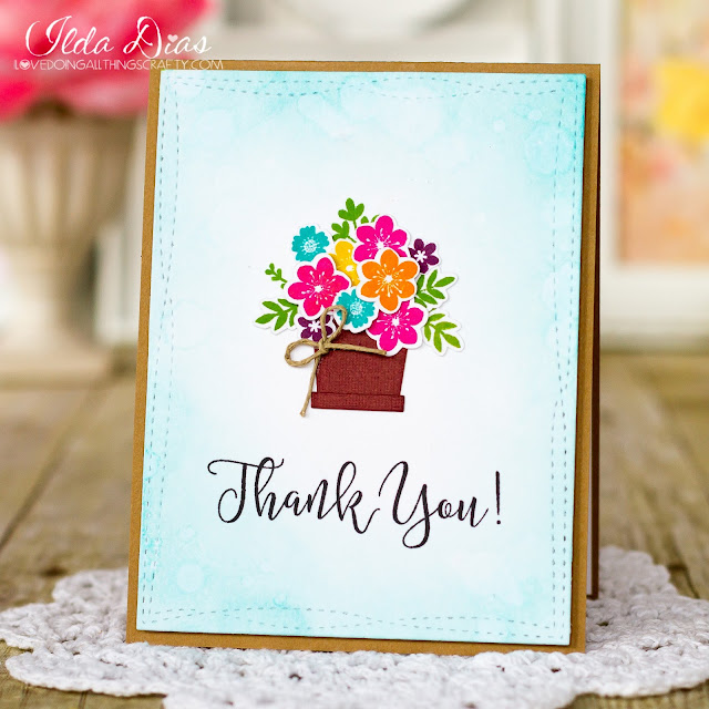 I Love Doing All Things Crafty: Spring Thank You Card