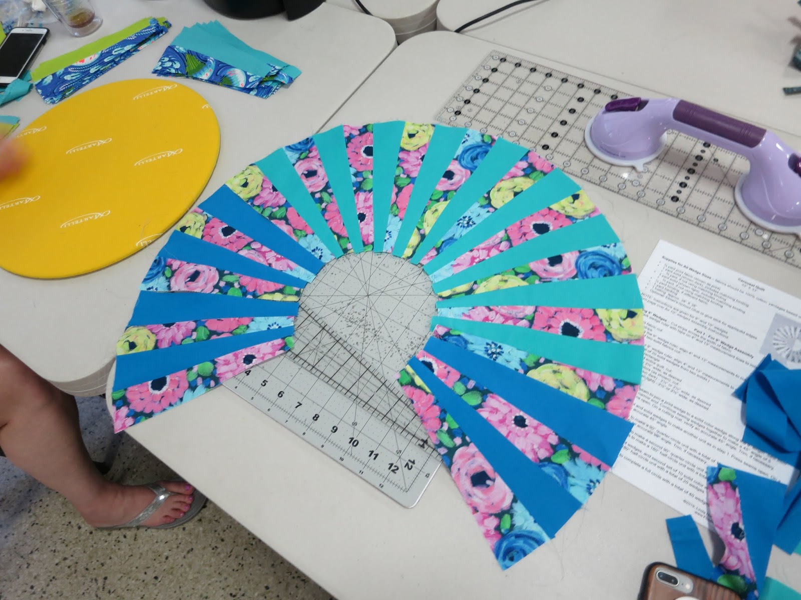 Flourishing Palms: Wedge Rulers in a Workshop