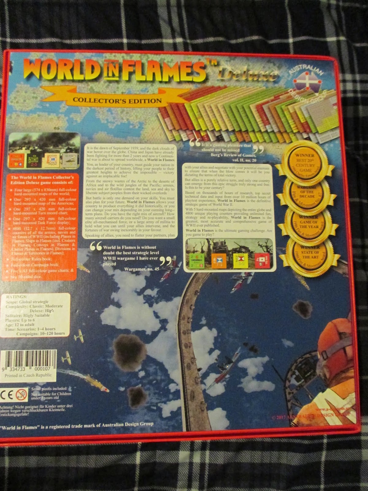 World in Flames Deluxe Collectors Edition by Australian Design Group ...
