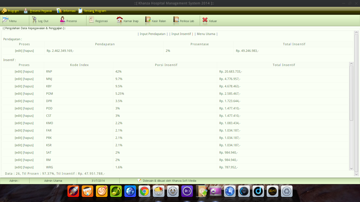 SIM RS/SIMRS/Software Rumah Sakit Khanza HMS: Fitur-fitur yang sudah ...