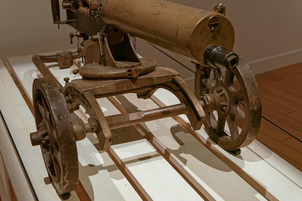 La Ca Nha de Dien Cai Dau: Mitrailleuse Maxim PM 1910