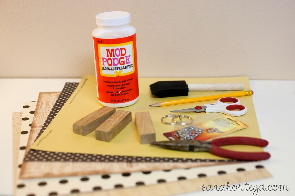 diy {jenga keychain}