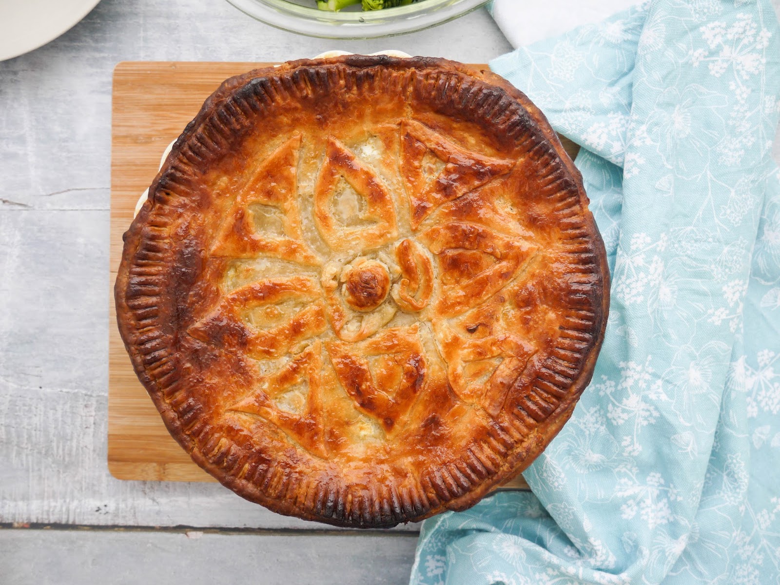 This Muslim Girl Bakes: Cheese, Potato and Leek Pie.
