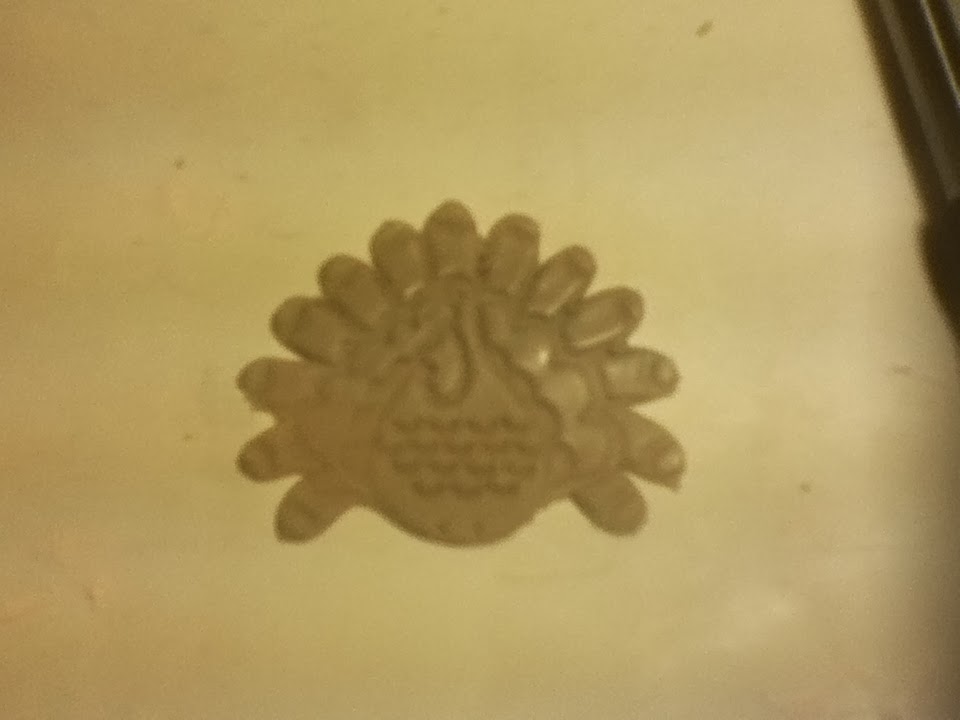 Resin Jewelry : Thanksgiving Turkey Pin