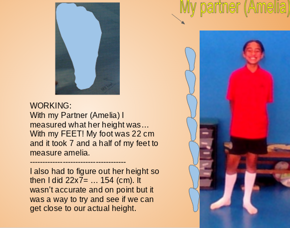 Naomi: Foot activity/maths