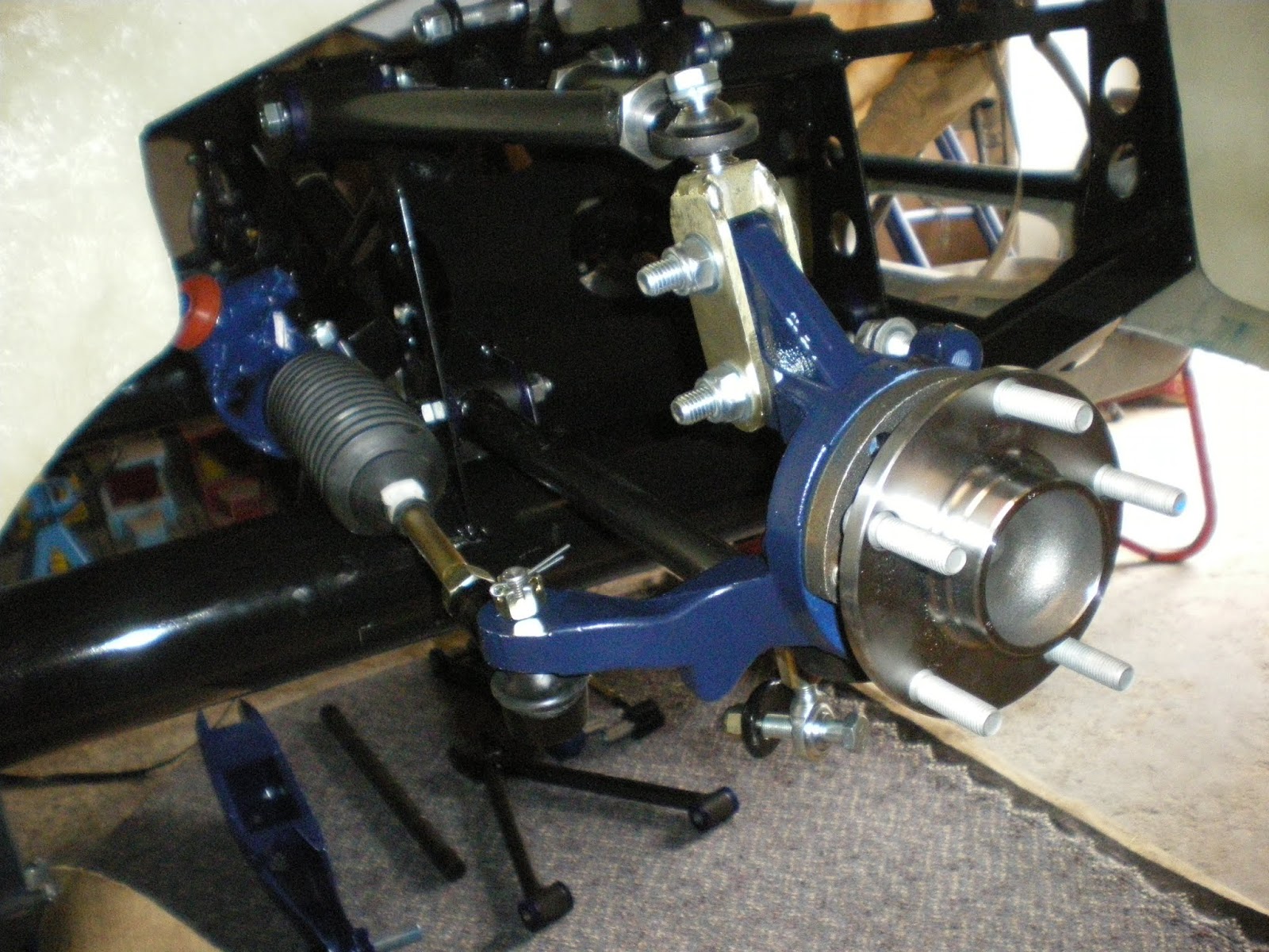 Classic Revival AC Cobra Replica SC 427 : Front suspension assembly ...