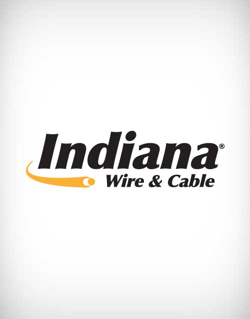 indiana wire and cable vector logo