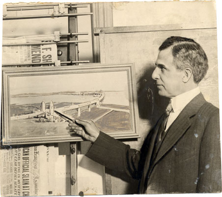 Vintage American Images: Construction of the Golden Gate Bridge begins.