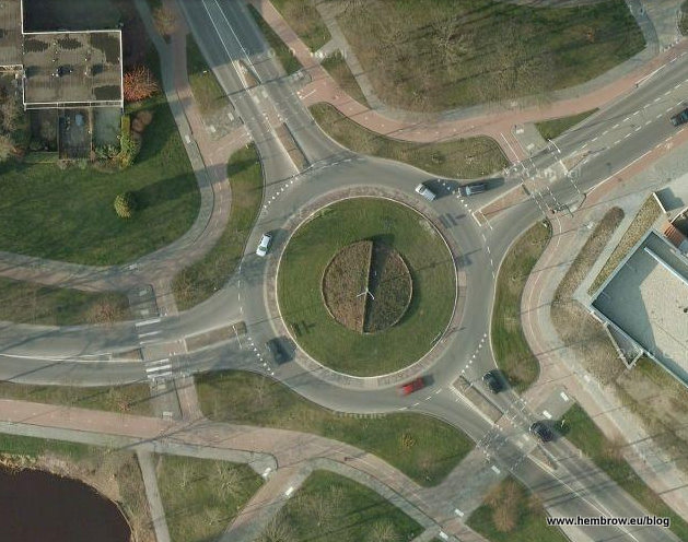 A view from the cycle path: Every Roundabout in Assen. Variations of ...