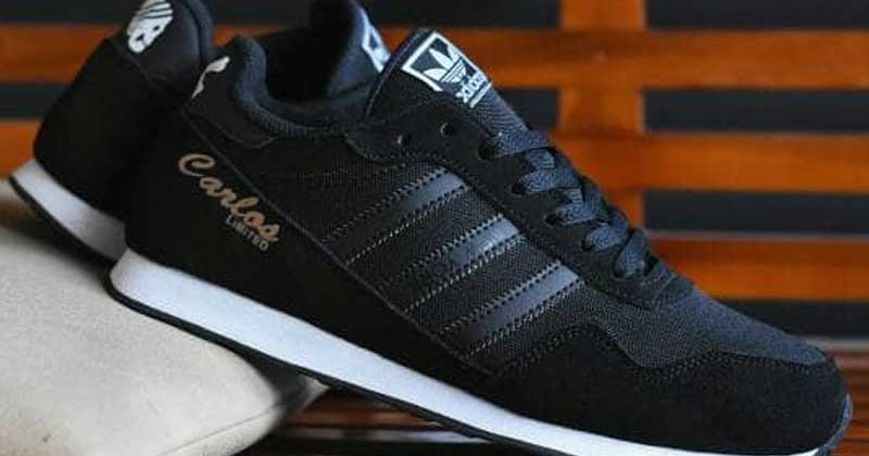 Sepatu Casual Adidas New York Carlos Hitam [NYC-001] | Omsepatu.com