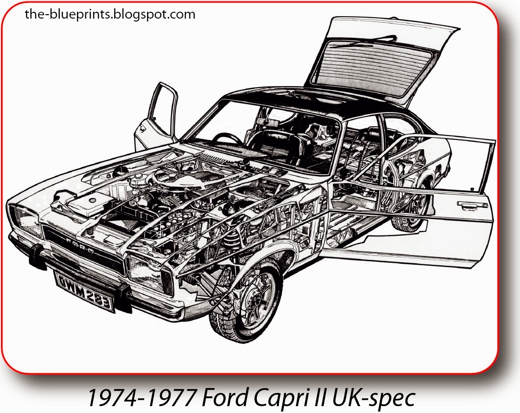 Vector Blueprints - Cars, Trucks, Busses and others: Ford - Illustrations