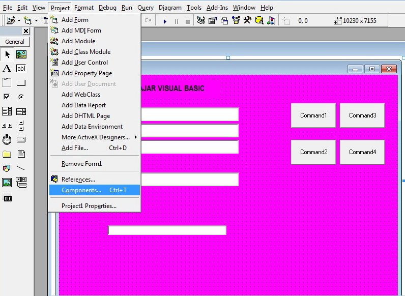 AISYAH: Membuat Input data dengan Visual Basic 6.0 dan Database Mysql