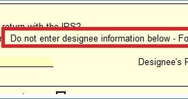 My TaxWise Blog: 3rd Party Designee Rule