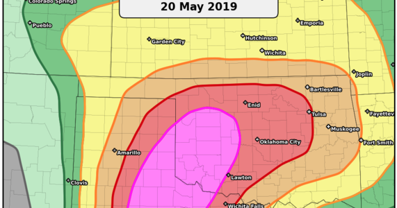 Latest SPC Public Severe Weather Outlook.