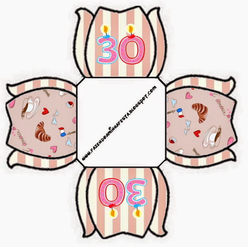 30th. Birthday: Free Printable Boxes. | Oh My Fiesta For Ladies!