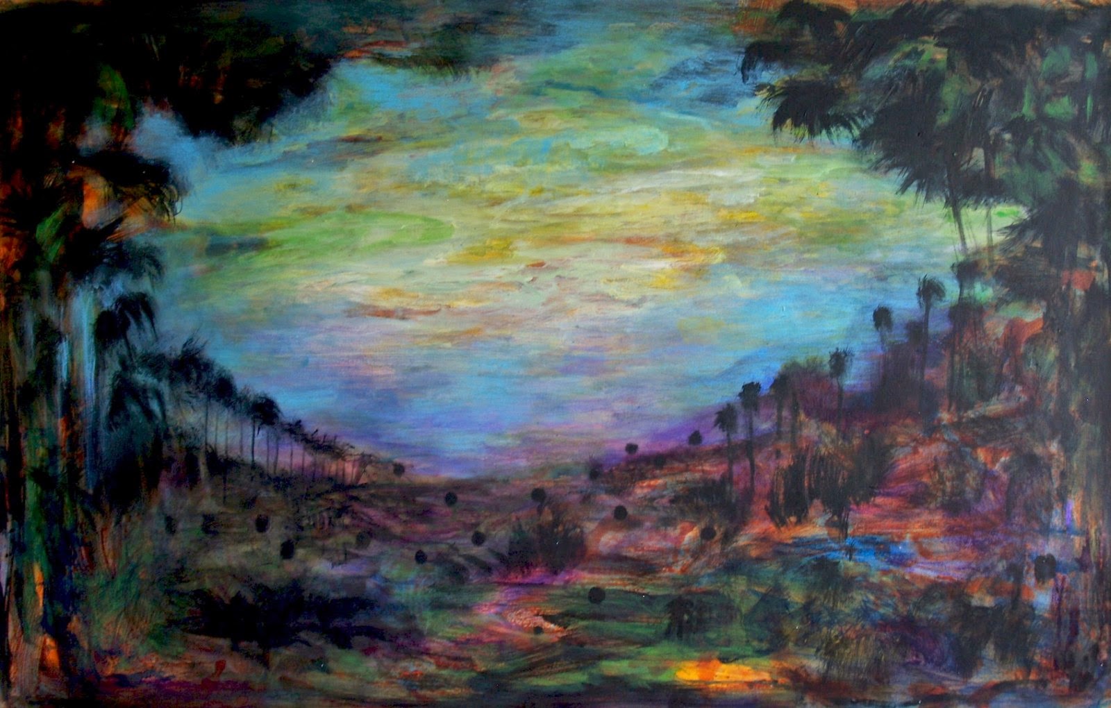 Raúl Recio: Paisaje con rio misterioso