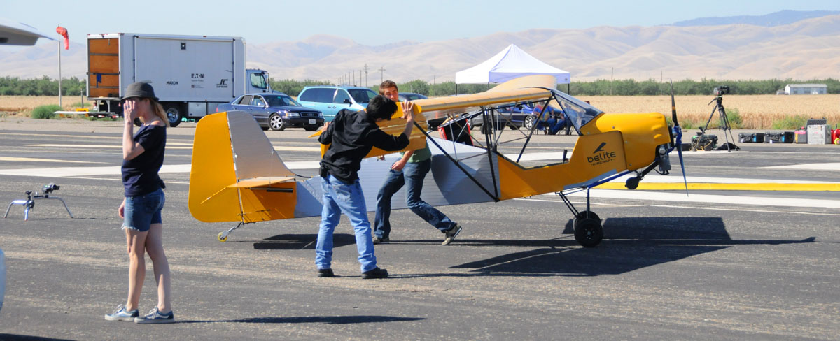 Standard Pilot Blog: Mythbuster Duct Tape Airplane production photos
