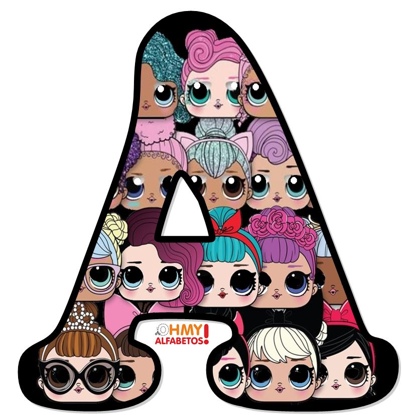 Abecedario con Caras de LOL Surprise. LOL Surprise Faces Alphabet. - Oh ...