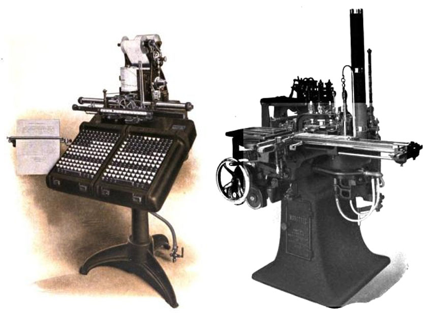 Proyecto la Gráfica en la Comunidad: La linotipia revolucionó la ...