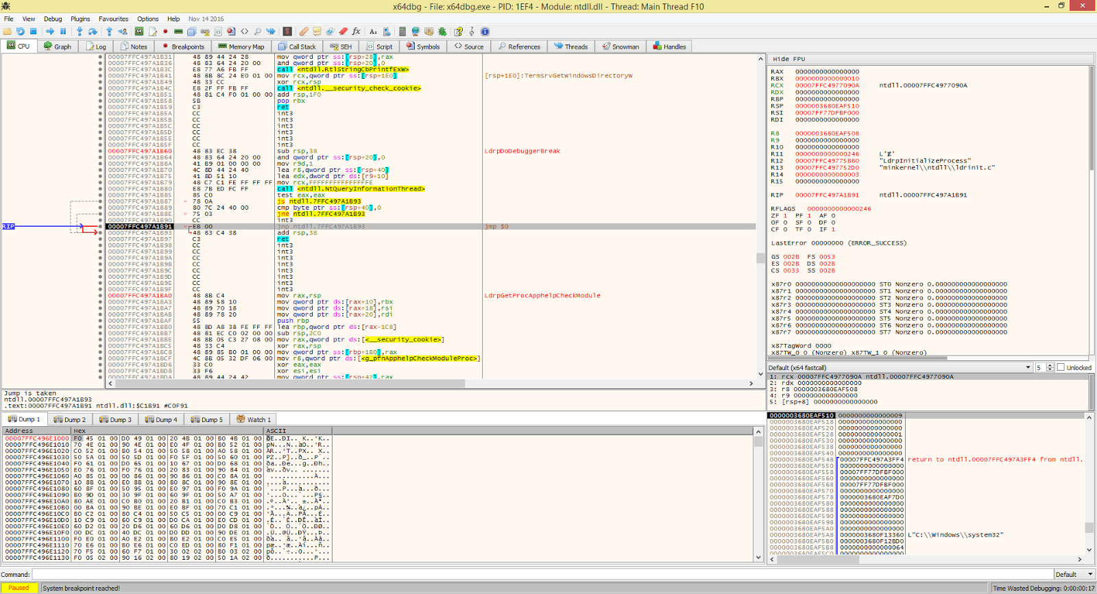 An Open Source X64x32 Debugger The Secure Planet