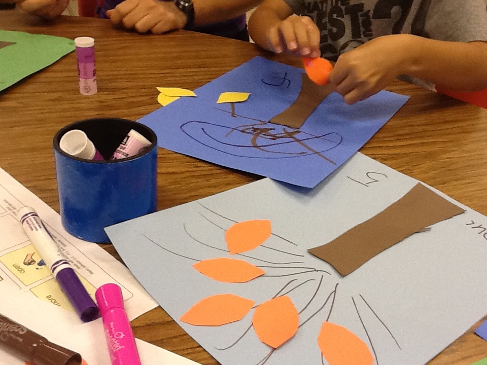 Chapel Hill Snippets: Class Project---Making an adapted Fall Leaf ...