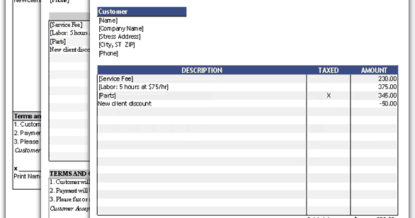 Carpentry Quote Template Word