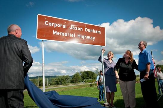 Highway, Bridge Named for Dunham