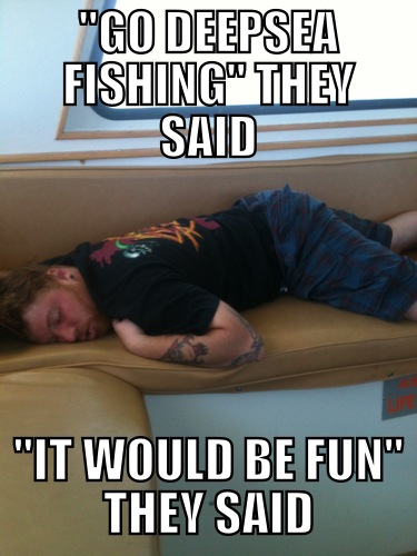 The Merry Catholic: No Fun Being Seasick