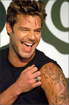 Tattoo Styles For Men and Women: Ricky Martin Tattoo Styles