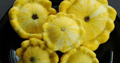 These golden squash are blooming...
