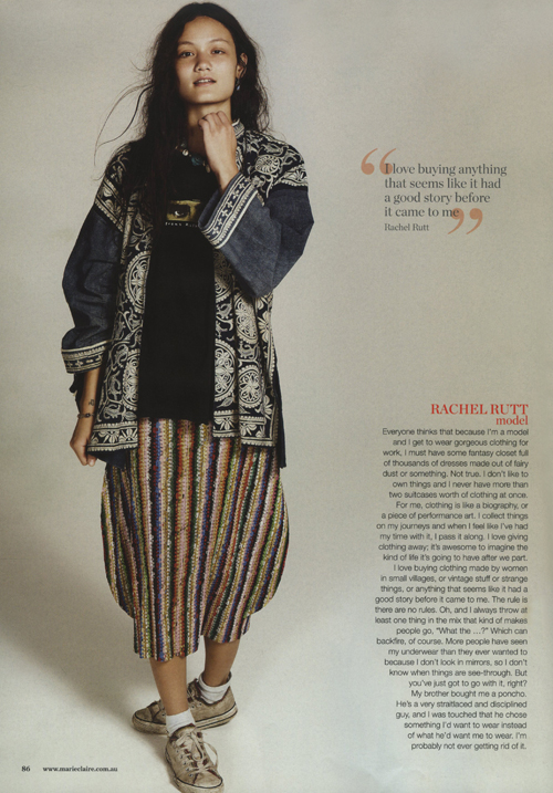 Chic Management: Rachel Rutt features in Marie Claire's 'Women of Style ...