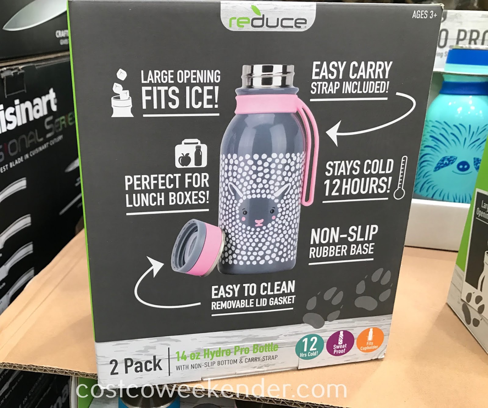 Reduce Hydro Pro Furry Friends Water Bottle 2 Pack Costco Weekender reduce-hydro-pro-furry-friends-water-bottle-2-pack-costco-weekender