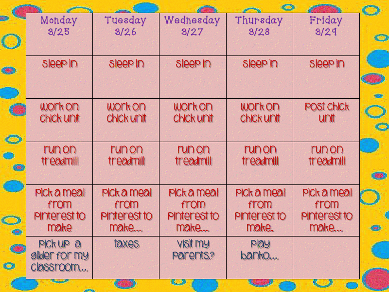 First Grade Funtastic: Peek at My Week - Linky