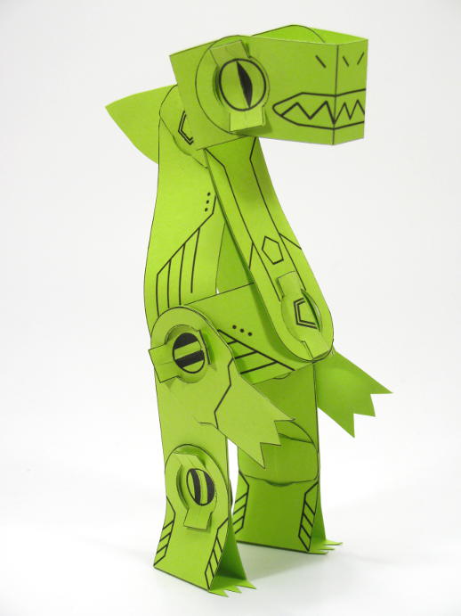 Paper Poseables: Raptor