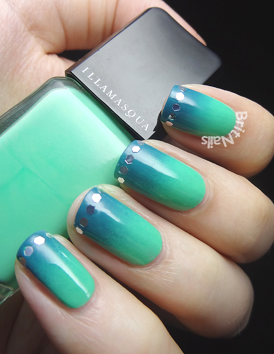 Bling Tips Gradient | Brit Nails